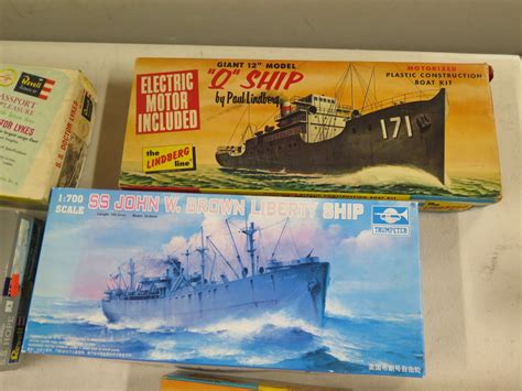 Multiple Military Ship Models In Boxes Miniatures Torpedo Torpex Xd