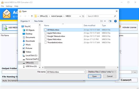 MBOX To PDF Converter To Print MBOX Files To PDF Documents