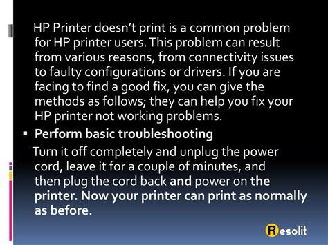 PPT Why Is My HP Printer Not Working And How To Fix It PowerPoint Presentation ID