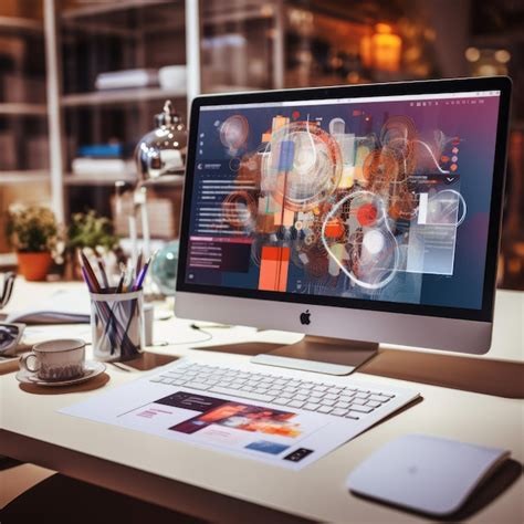 Premium Photo Modern Table Art Unveiling A Stunning User Interface Sketch For Website Design