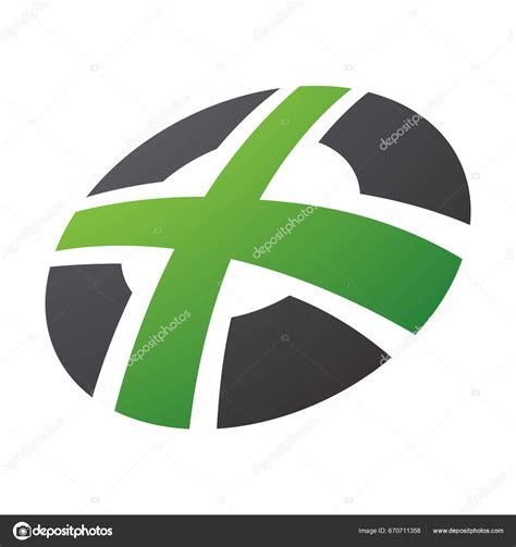 Икона Зеленой Черной Круглой Формы Белом Фоне стоковое фото ©cidepix