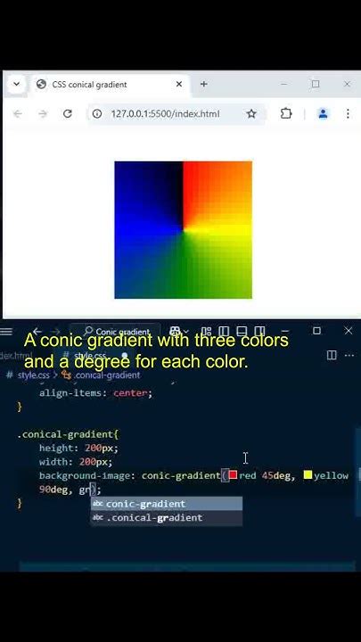 Css Conic Gradients How To Add Conic Gradient Using Html And Css