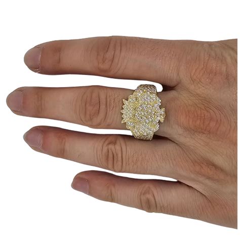 10k Gold King Ring New Cal 009