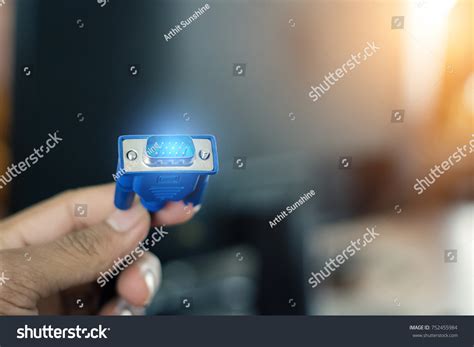 Vga Cable Use Connect Monitorconnection Devicemodern Stock Photo Shutterstock
