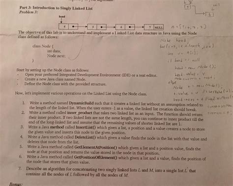 Solved Part 3 Introduction To Singly Linked Listproblem