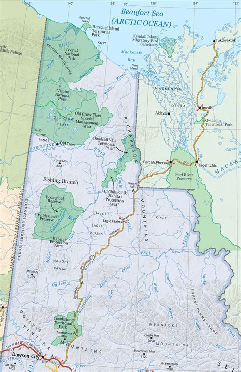 Dempster Highway Mile By Mile Description