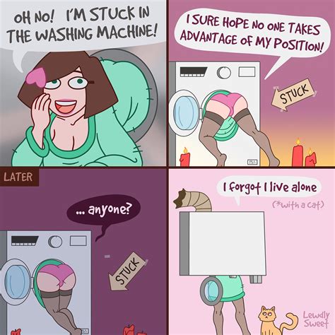 4 Stuck In The Washing Machine By Lewdlysweet On Deviantart