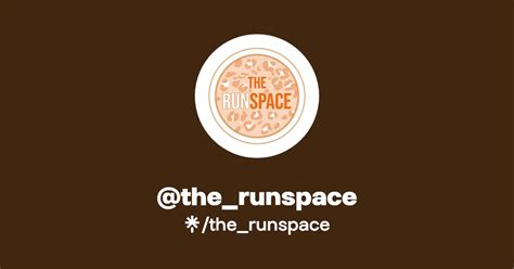the runspace instagram facebook tiktok linktree