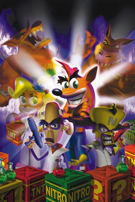 Crash Bash Official Promotional Image Mobygames