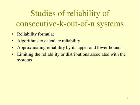 Ppt Linear Consecutive K Out Of N Systems Powerpoint Presentation Free Download Id3138286