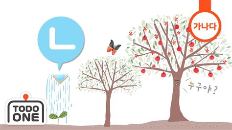 ‘ㄴ으로 시작하는 단어를 찾아봐요 🦋🌳 한글떼기 토도한글 토도원 Youtube