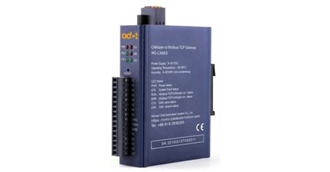 MG CANEX CANopen To Modbus TCP Converter