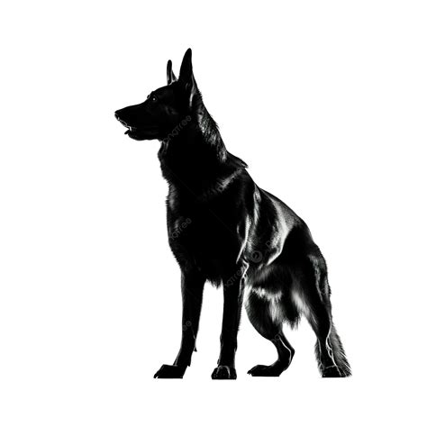 German Shepherd Clipart Silhouette