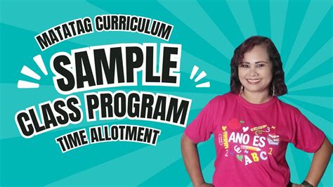 Time Allotment And Sample Class Program Of Matatag Curriculum Youtube Time Allotment And Sample Class Program Of Matatag Curriculum Youtube