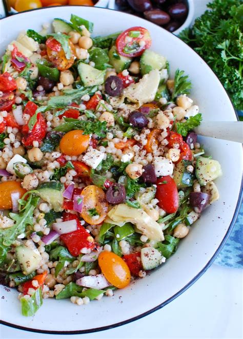 Mediterranean Couscous Salad A Cedar Spoon