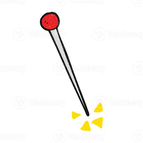 Hand Textured Cartoon Pin 45221187 Png