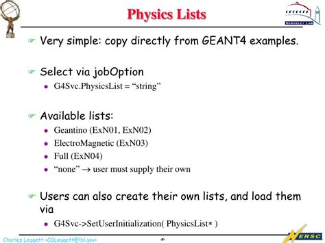 Ppt Prototype Geant4 Service For Athena Framework Powerpoint