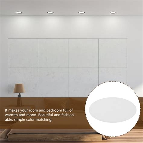 Lexsomeo 20pcs Downlight Shading Plate Round Recessed Light Diffusion Plates Light Diffusers