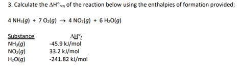 Solved 3 Calculate The AHxn Of The Reaction Below Using Chegg Com