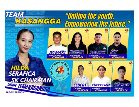 Blue Political Campaign Banner Bachelor In Science Tourism Management Paid By Friends