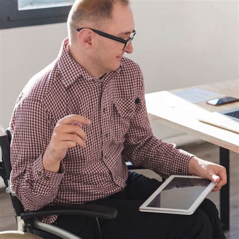 Free Photo Portrait Of Adult Man Working At The Office