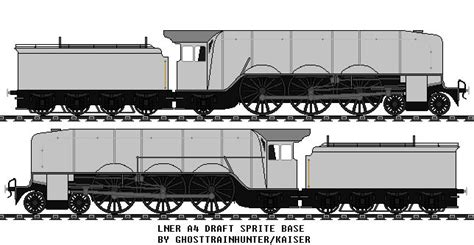 Lner A4 Draft Sprite Base By Ghosttrainhunter On Deviantart