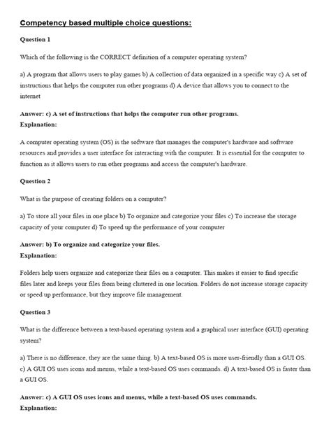 Class X Part A Unit 3 Ict Skills Ii Pdf Graphical User Interfaces