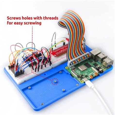 Holder Breadboard Kit W 830 Points For Raspberry Pi And Arduino Uno R3 Mega 2560 Robotshop