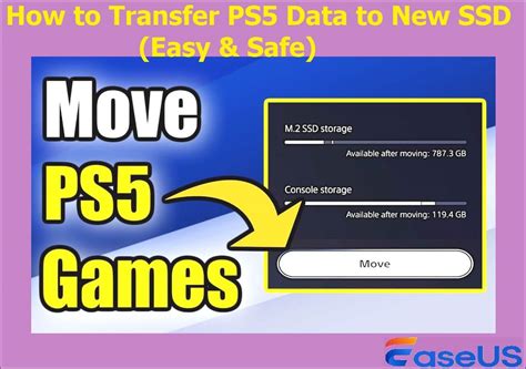 how to transfer ps5 data to new ssd easy and safe