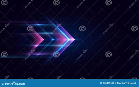 Dynamic Arrows Are Flying In The Background Stock Vector Illustration Of Geometric Advertise