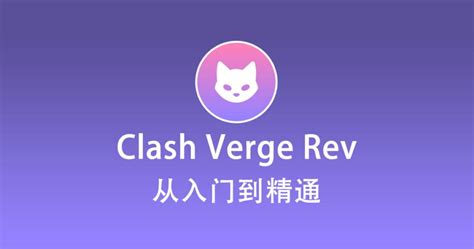 翻墙与科学上网梯子工具Clash Verge Rev LinuxCross 中文网