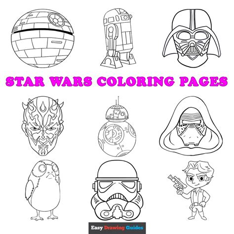 Free Coloring Pages And Star Wars