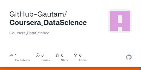 GitHub GitHub Gautam Coursera DataScience Coursera DataScience