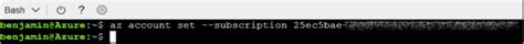 How To Set Azure Bash To A Specific Azure Subscription The Best C Programmer In The World