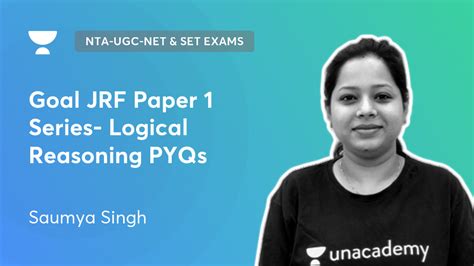 Nta Ugc Net And Set Exams Goal Jrf Paper 1 Series Logical Reasoning