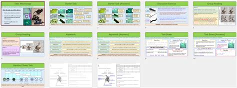 Microscopy ~ Year 9 Ks3 Teaching Resources