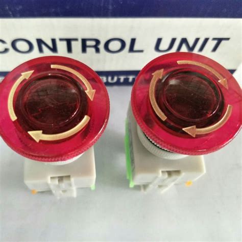 แพค10ชิ้นสวิทซ์หัวเห็ด กดติด บิดดับ25mm Emergency Stop Button 1no