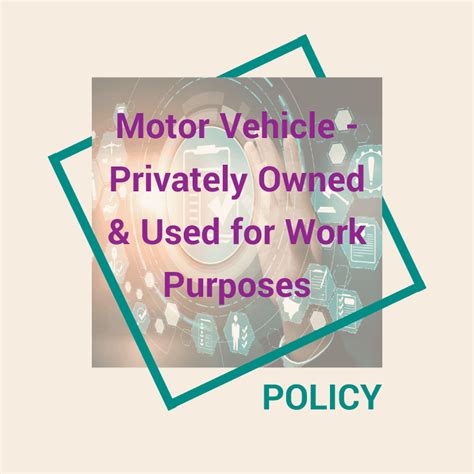 Motor Vehicle Privately Owned And Used For Work Purposes Astrowave