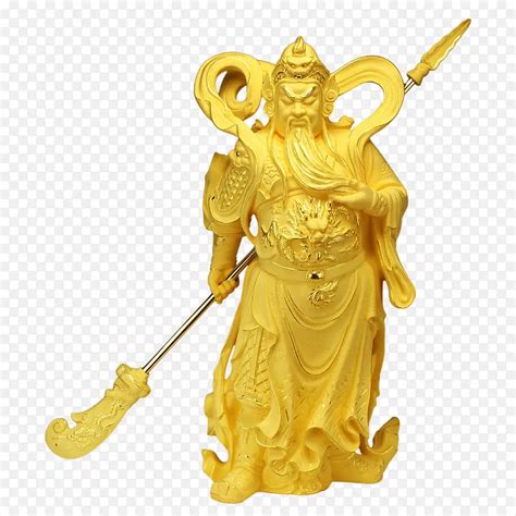 黄金关公神像PNG图片素材下载 图片编号yxpavkzy 免抠素材网