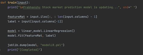 Github Prabhanshupal32stock Market Prediction Model Using Python And Machine Learning Stock