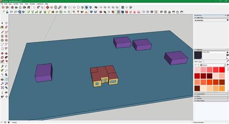 The Model In SketchUp Make Created With The OpenStudio Plug In Download Scientific Diagram