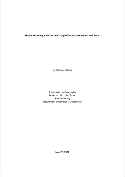 Chicago Style Format Template Printable And Enjoyable Learning