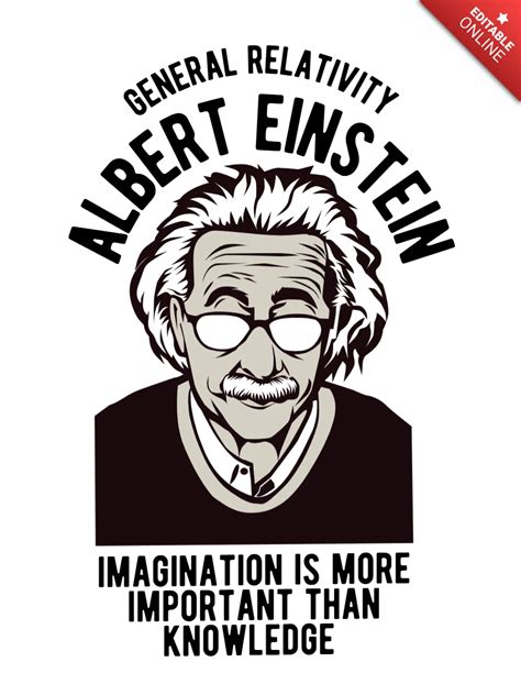 Plantilla De Diseño De Camiseta De Albert Einstein Modelo De Diseño