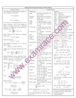 Computer Science Formulas PDF