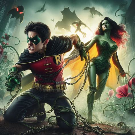 Poison Ivy Unleashes Robin 2 By Qwertyrdw On Deviantart