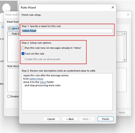 How To Add Rules In The Outlook Desktop Application