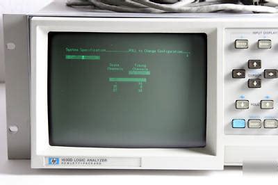 Hp Agilent D Logic Analyzer With Pods Option