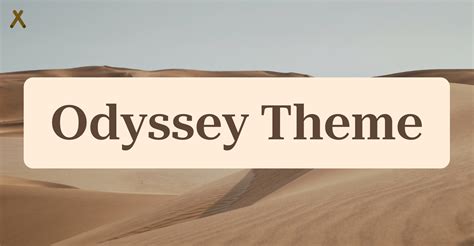 odyssey theme has officially been released