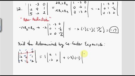 Calculating The Determinant Using Row Operations Deals Ar