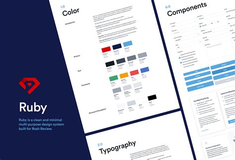 Ruby Design System On Behance Ruby Design System On Behance